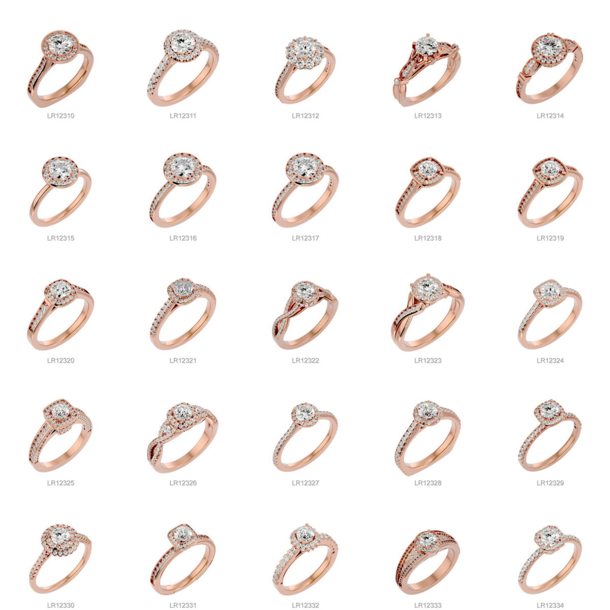 3000+ Jewelry Ring Collection - Angular Diamonds