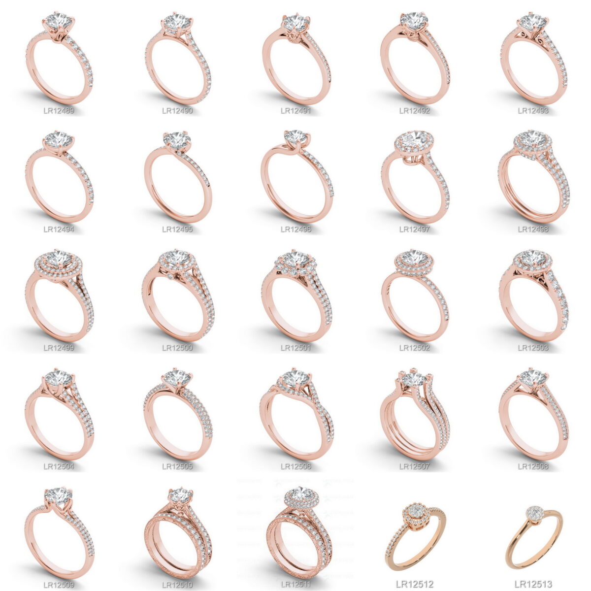 3000+ Jewelry Ring Collection - Angular Diamonds